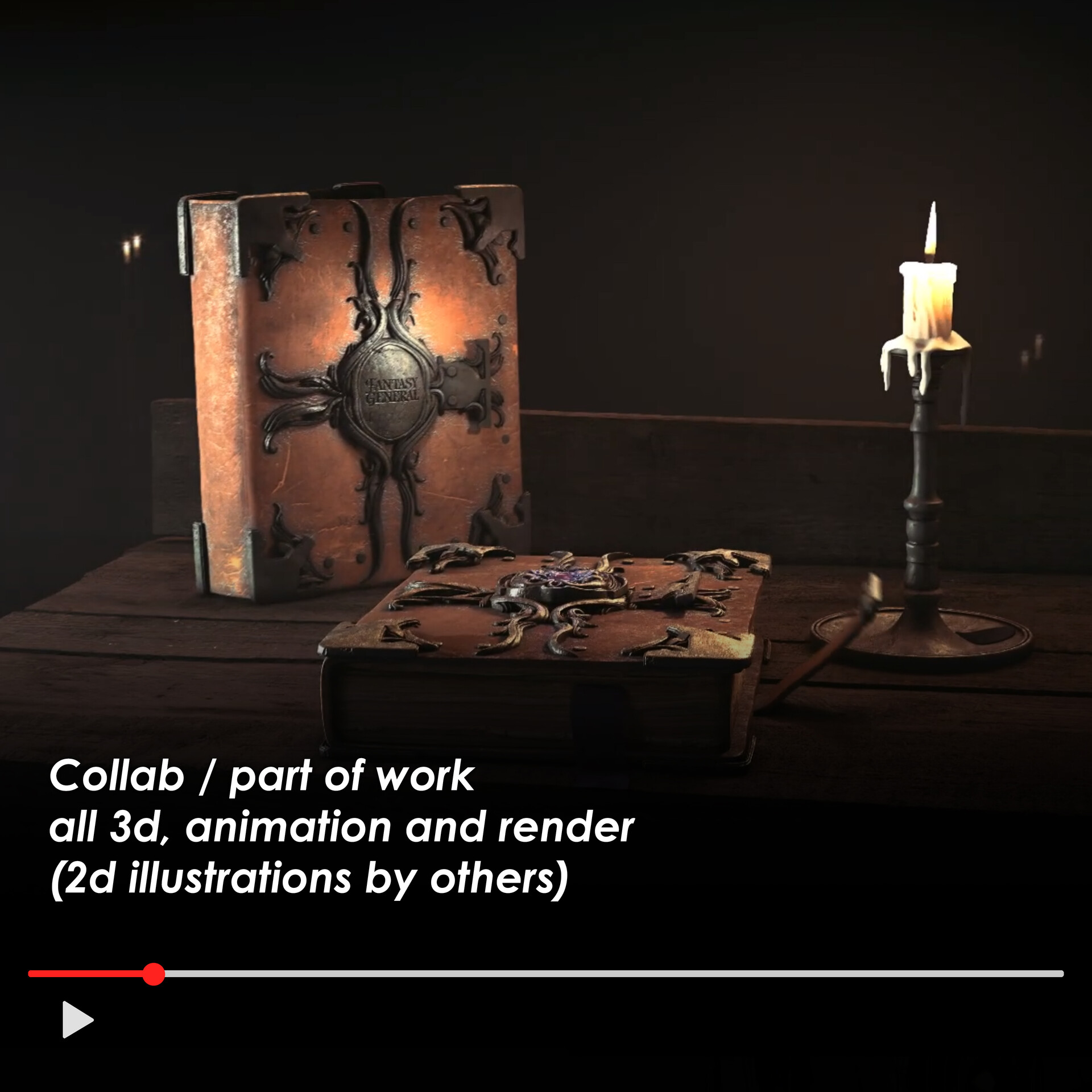 ArtStation - Fantasy General II - 3d scene and animation for trailers ...