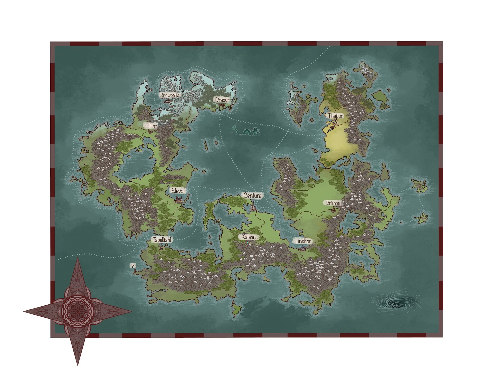 ArtStation - TAW - World Map