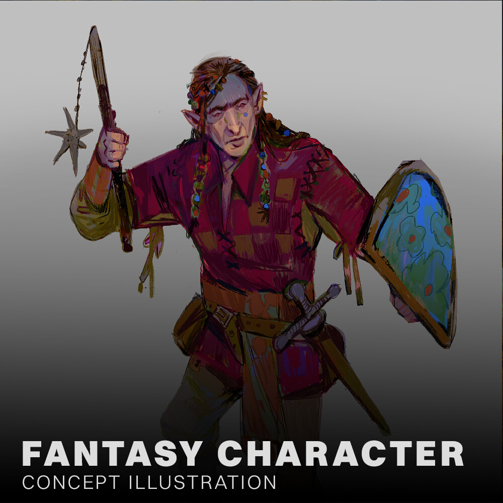 ArtStation - Elf fighters design/ concept art