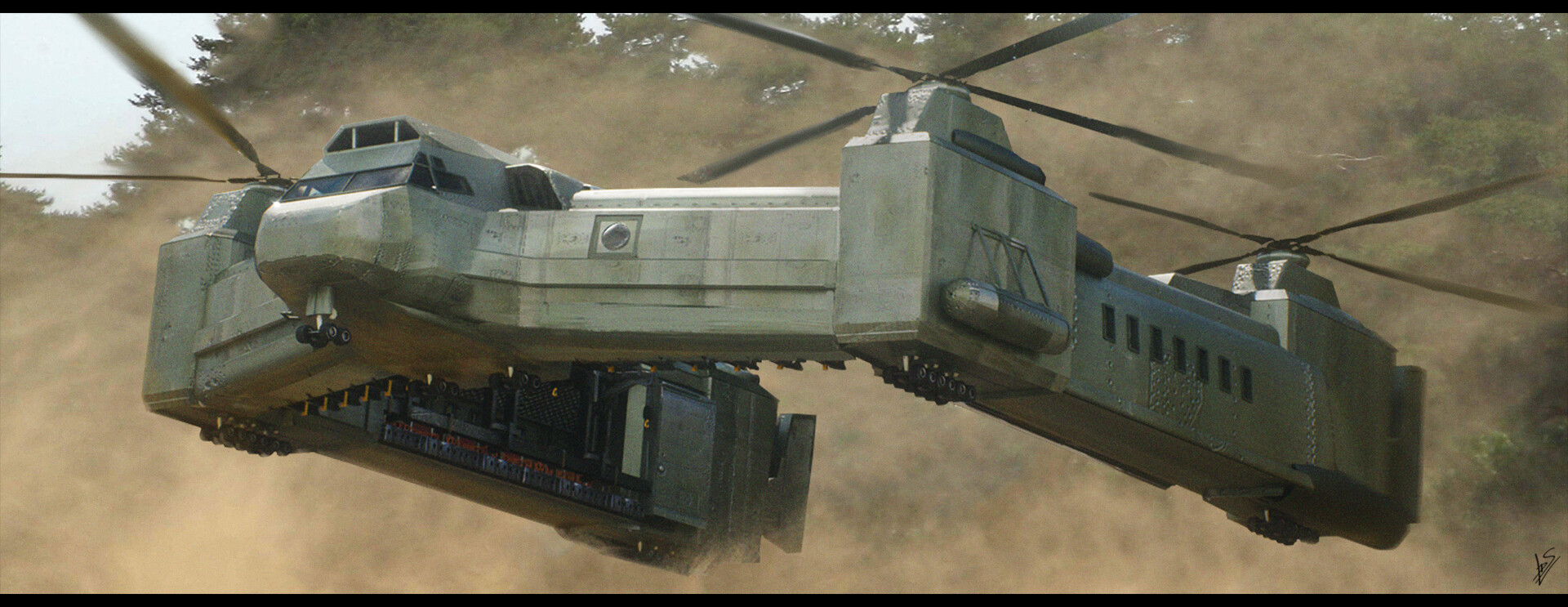 ArtStation - MILITARY CARGO AIRCRAFT - Concept Design