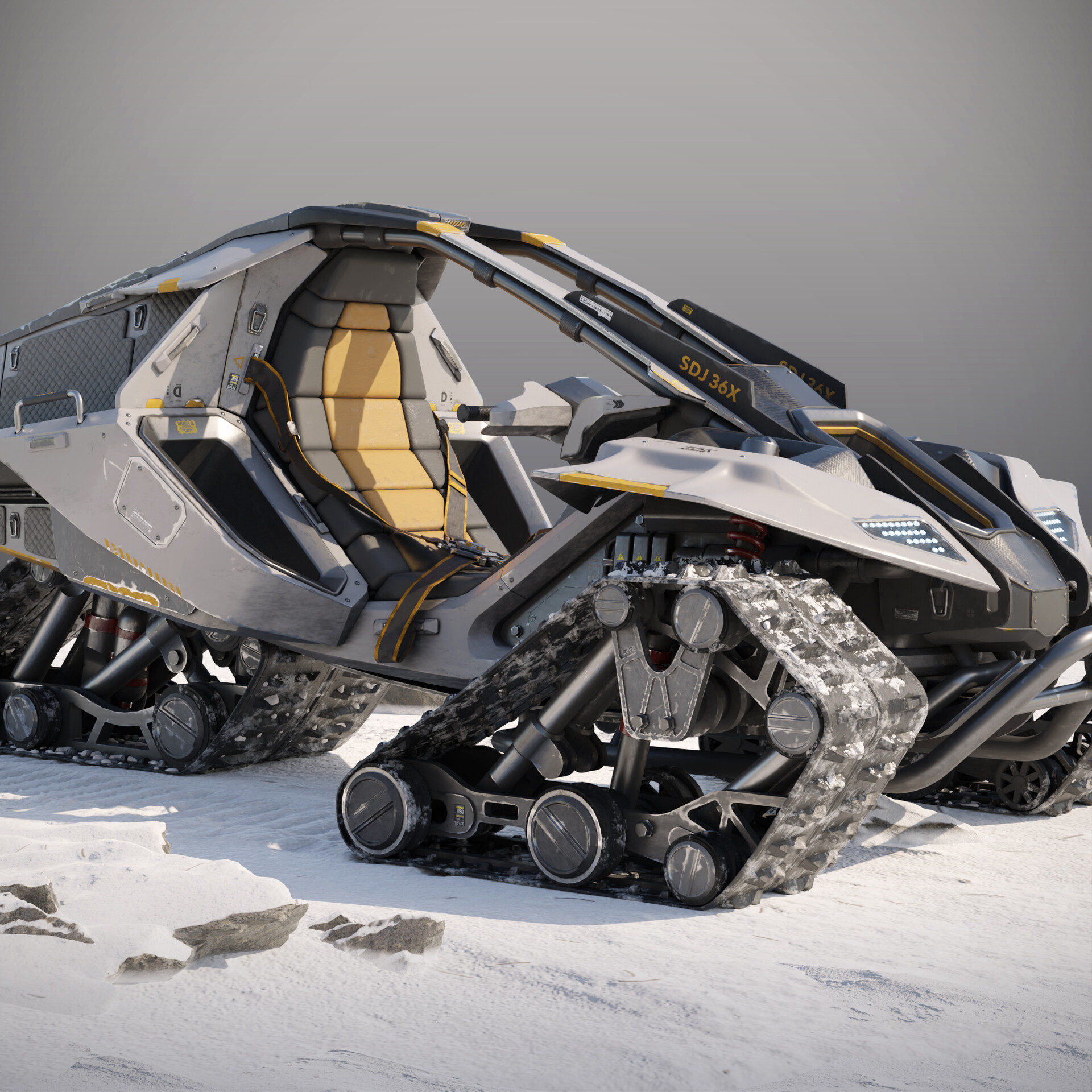 ArtStation - Snowmobile