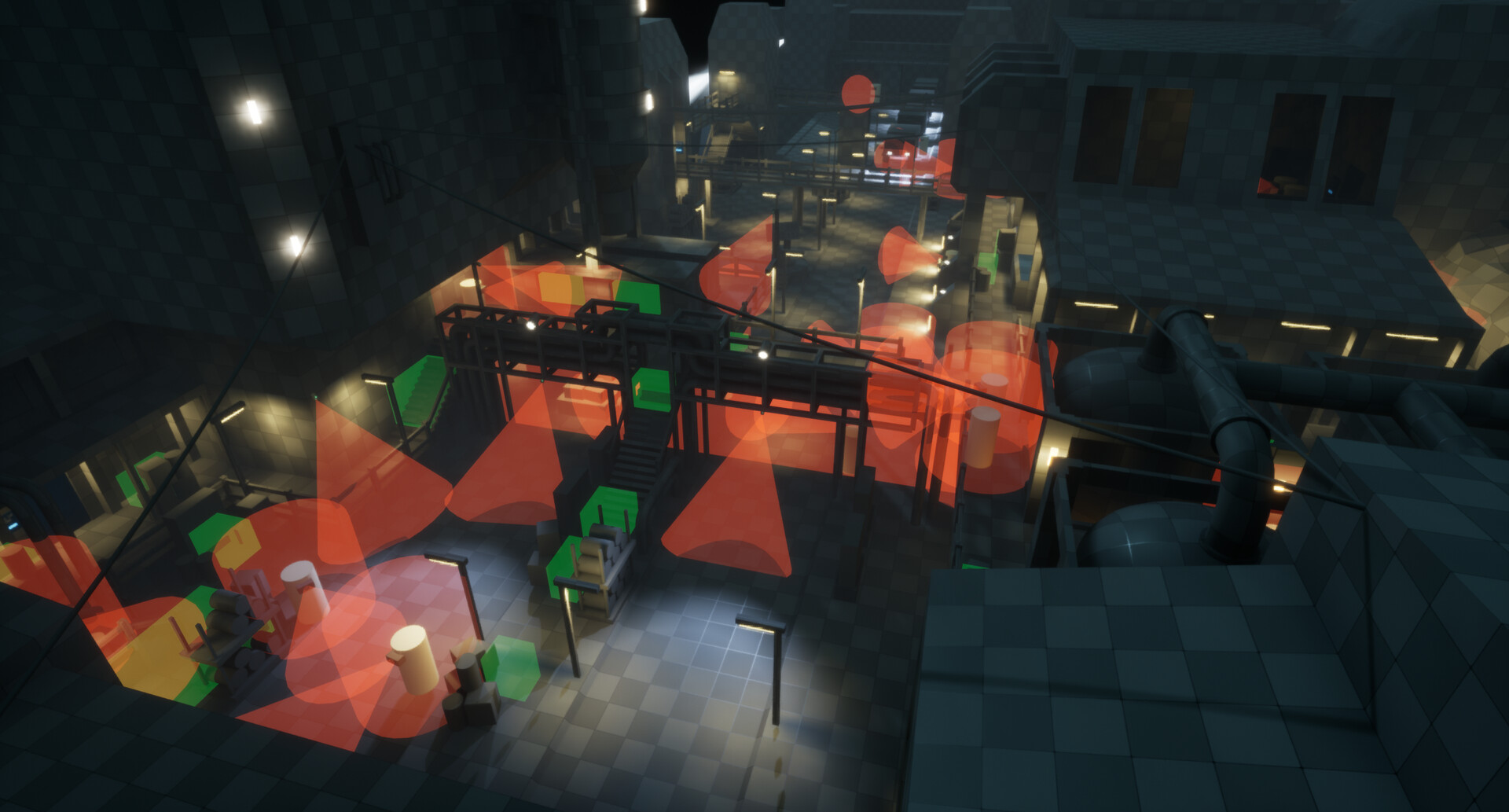 ArtStation - Cold Front - First Person Action Stealth Level (UE5, Blockout)