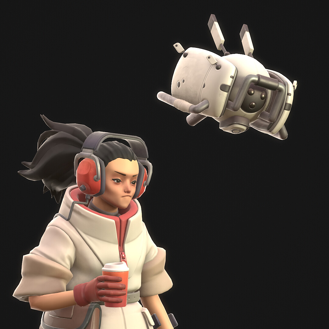 ArtStation - Relic Hunter -Low Poly Bake-