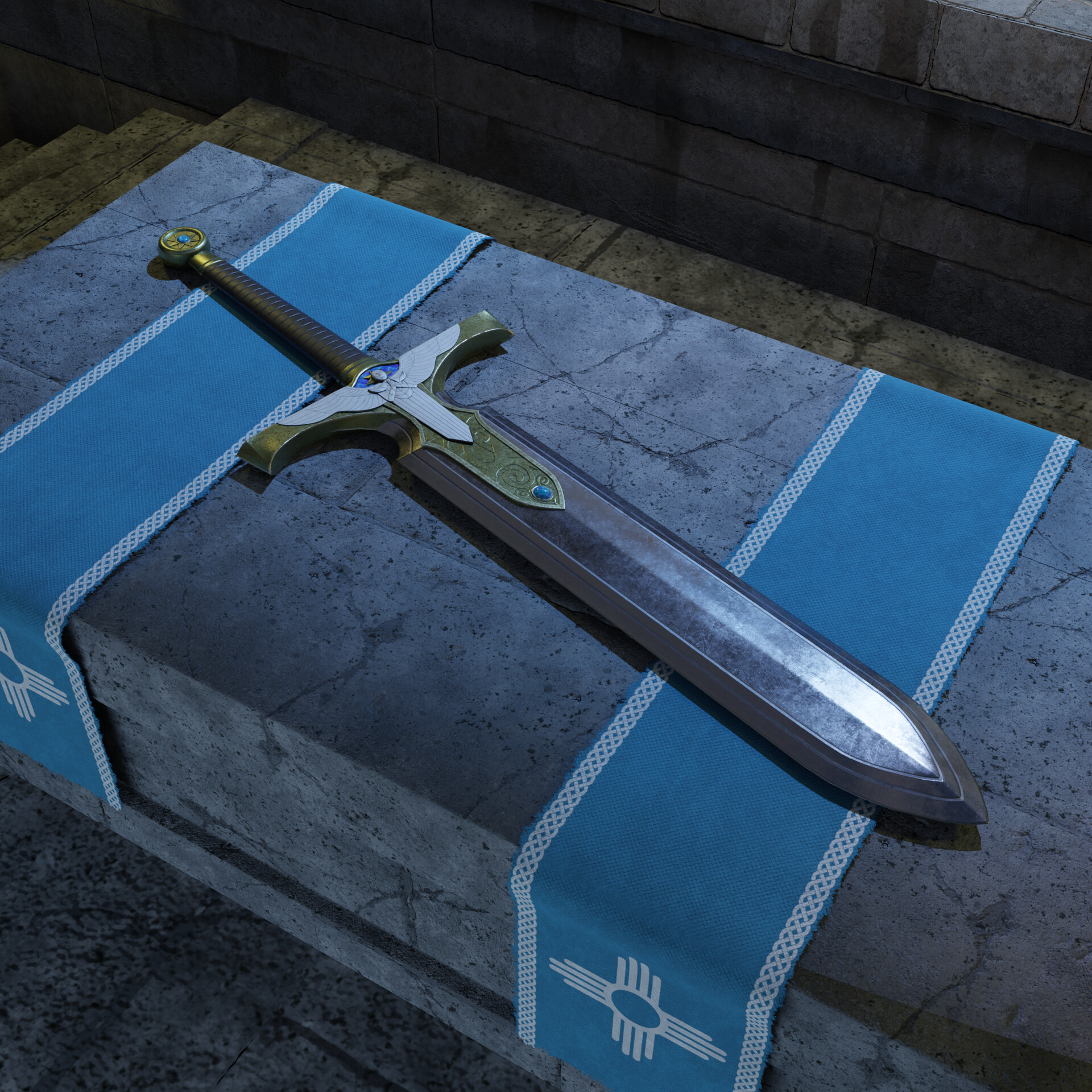 ArtStation - Hero's Sword. Fan Art