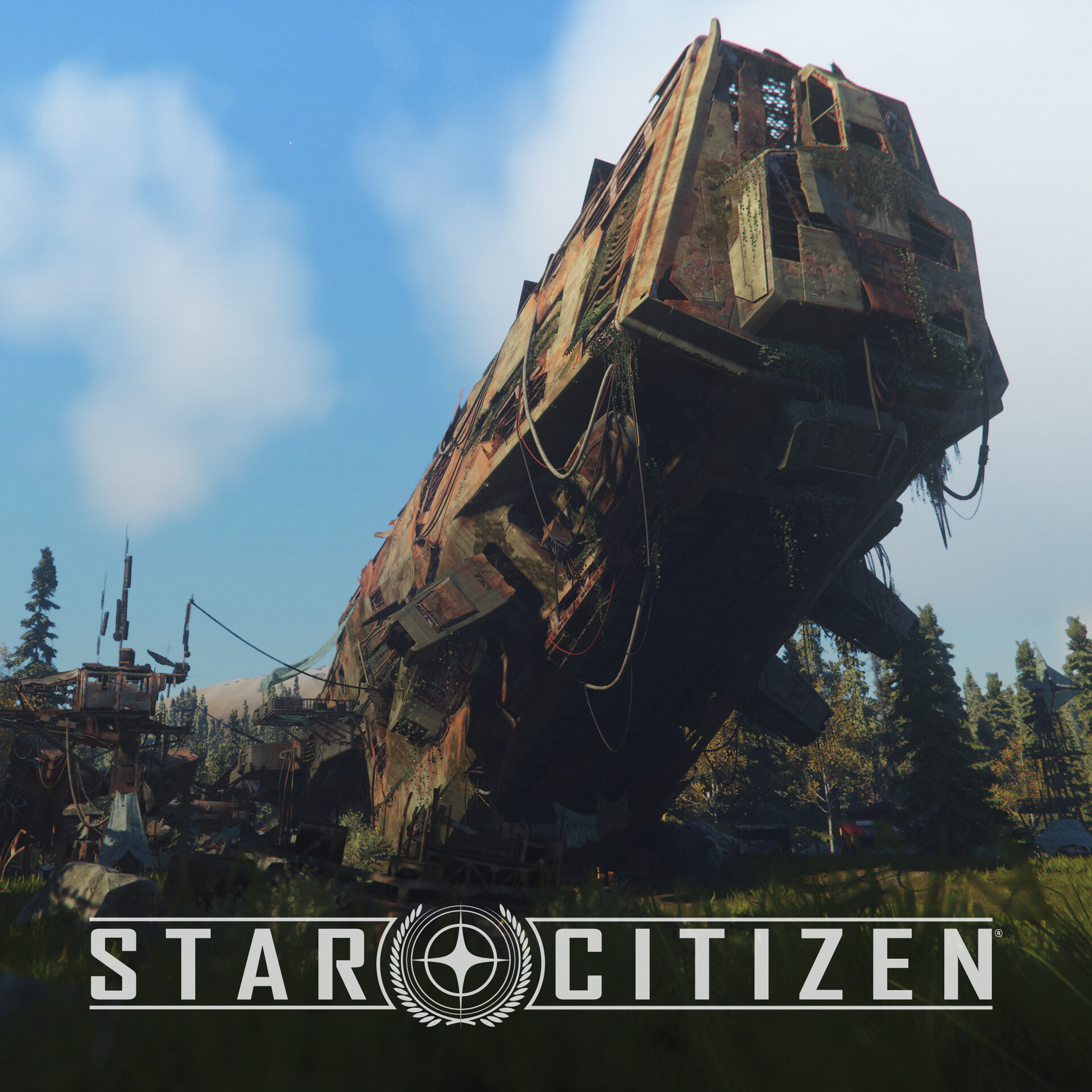 ArtStation - Star Citizen - Ghost Hollow - Reclaimer Crash Site