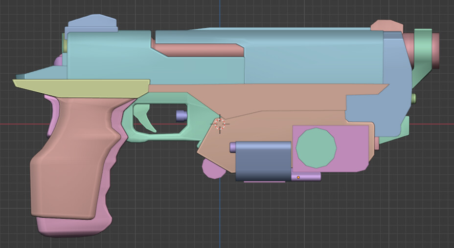 ArtStation - Doom 2016 Handgun (My development)