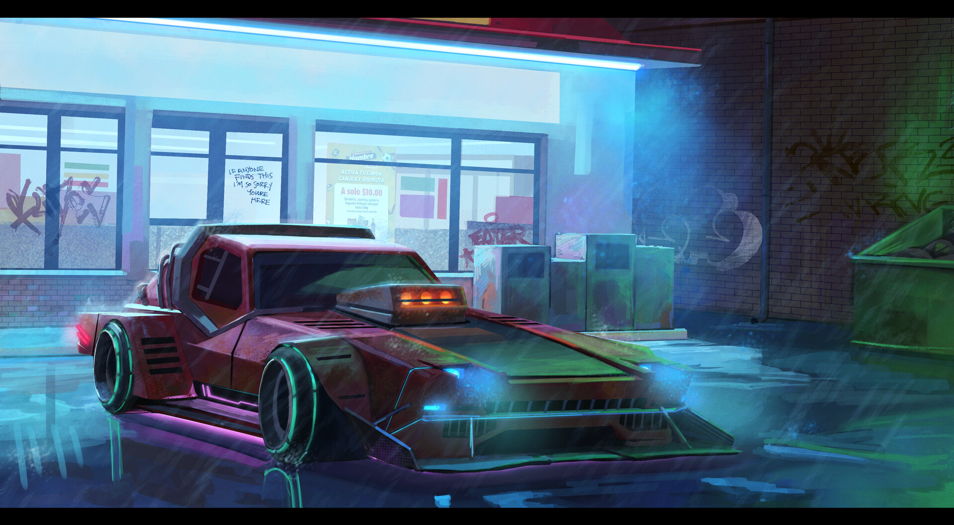 ArtStation - Cyberpunk car