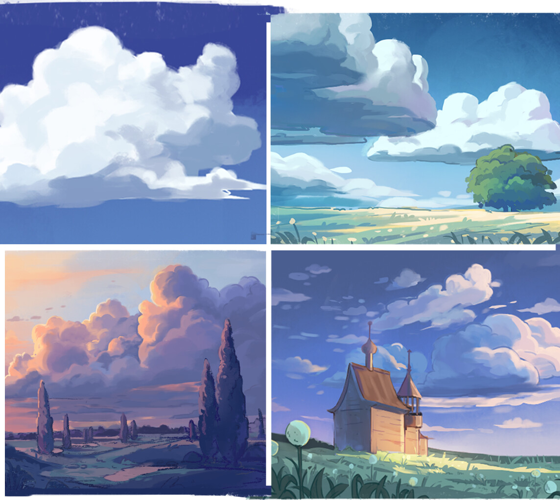 ArtStation - Cloud Study