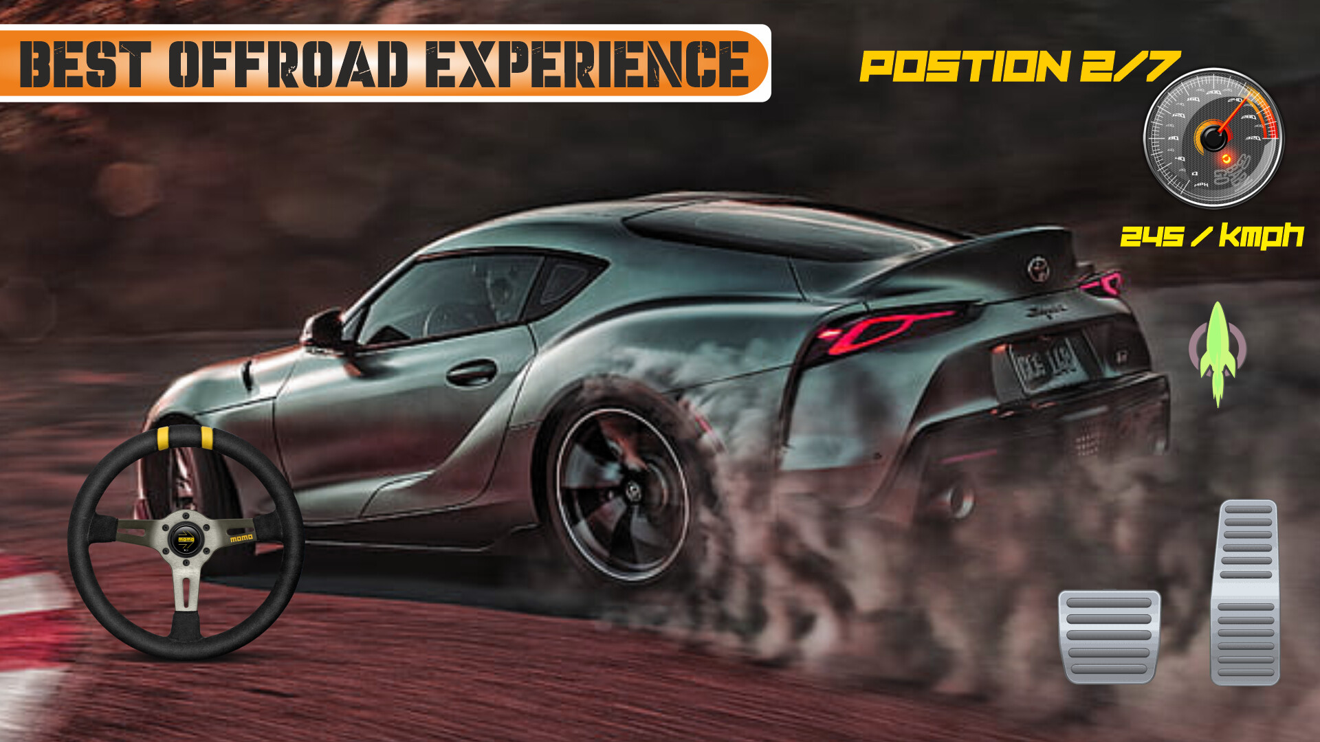 ArtStation - Car Racing Game Screenshots Design,