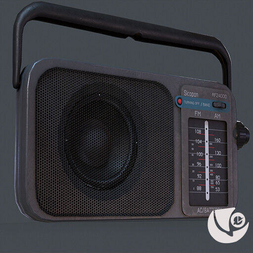 ArtStation - Radio low poly