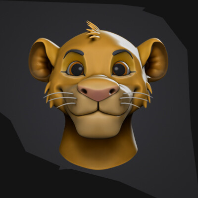 ArtStation - Stylized Simba