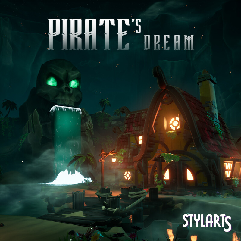 ArtStation - Stylized Pirate's Dream Island - UE5