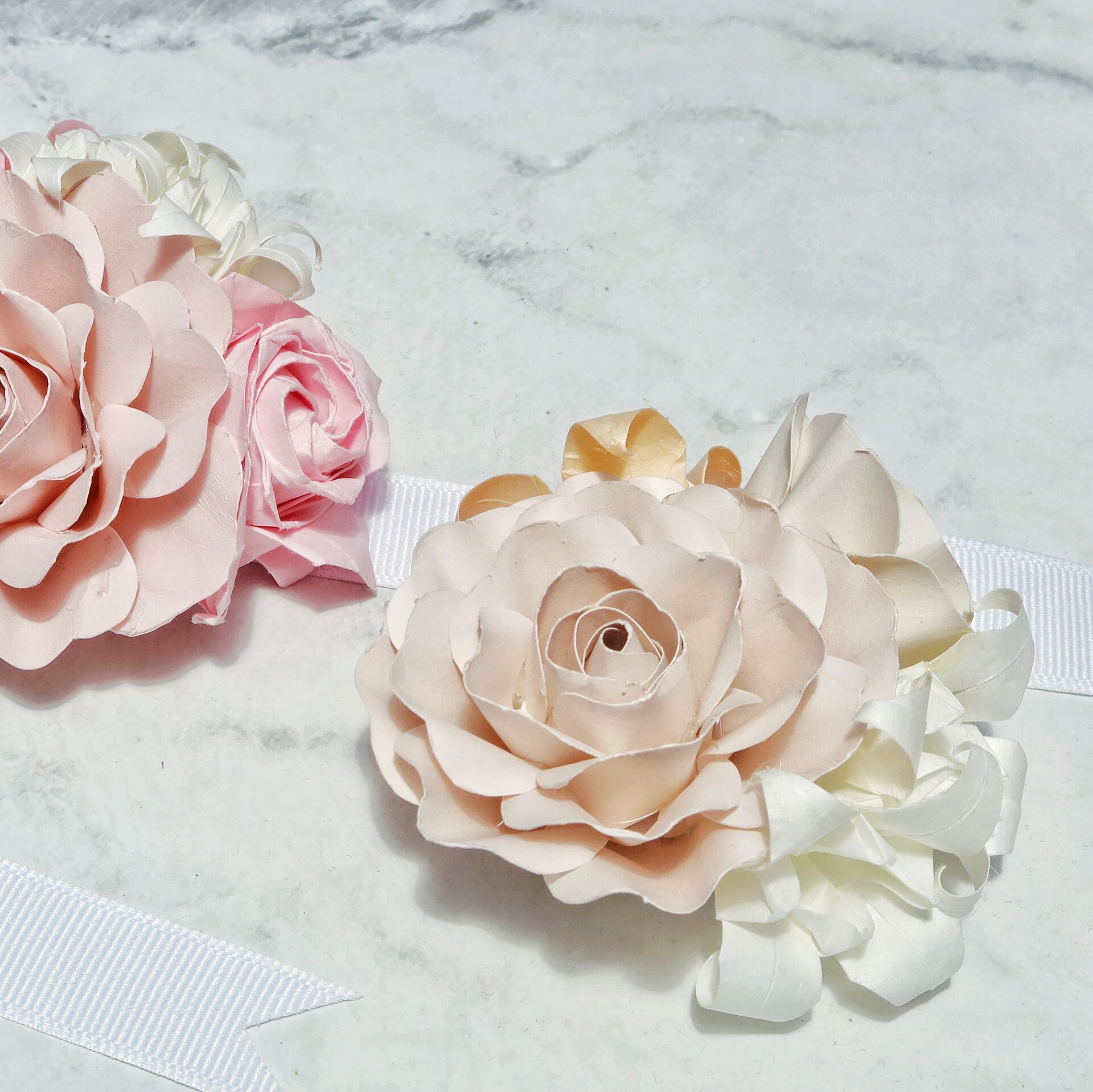 ArtStation - 3D Paper Rose Flower Pin Decor