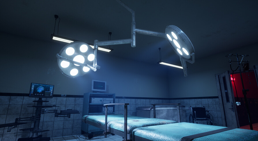 ArtStation - HORROR BASEMENT - OPERATING / SURGERY ROOM
