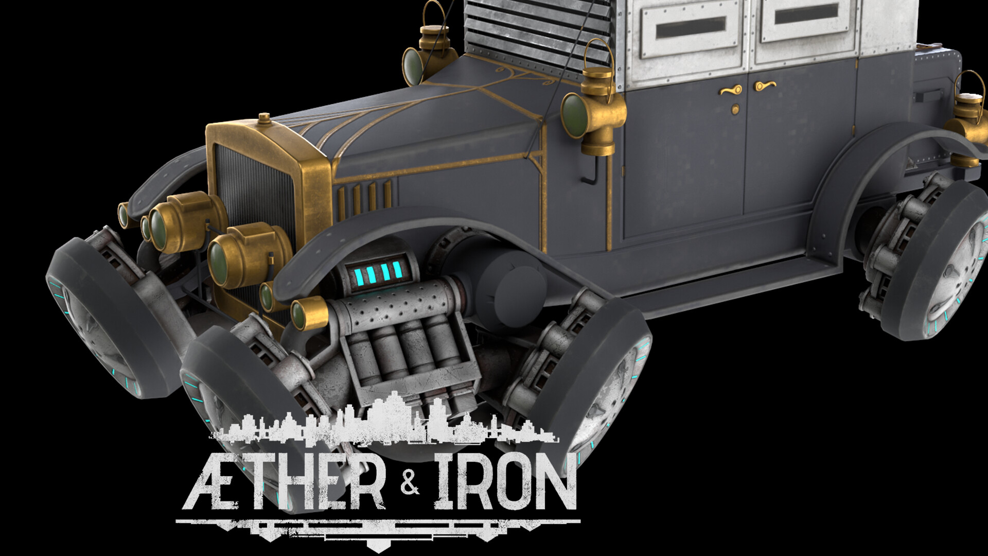 ArtStation - Aether & Iron : Medium Enemy car
