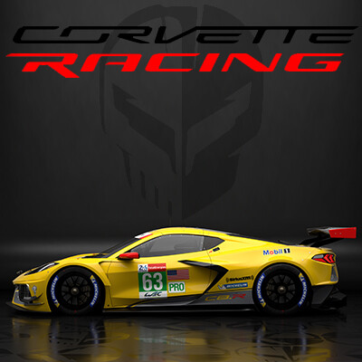 ArtStation - Corvette Racing C8R