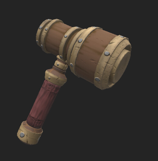 ArtStation - Stylized Hammer Prop