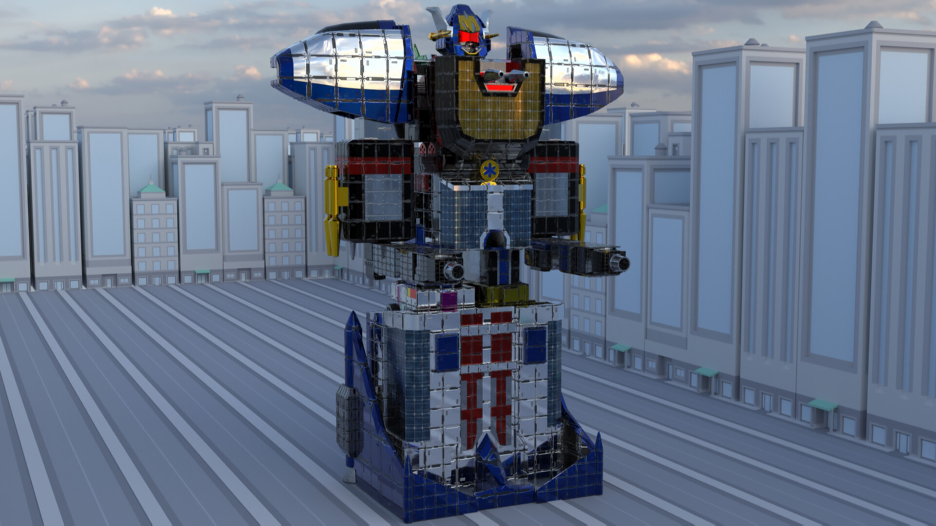 ArtStation - Lightspeed Solarzord / Max Victory Robo