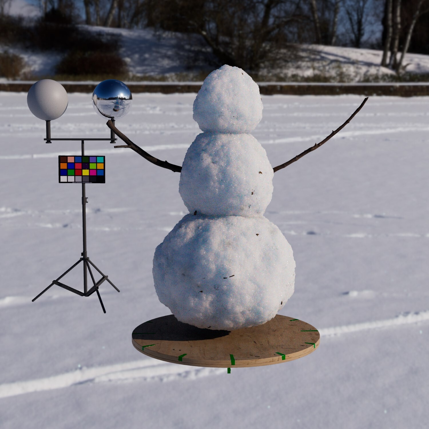 ArtStation - Little snowman lookdev