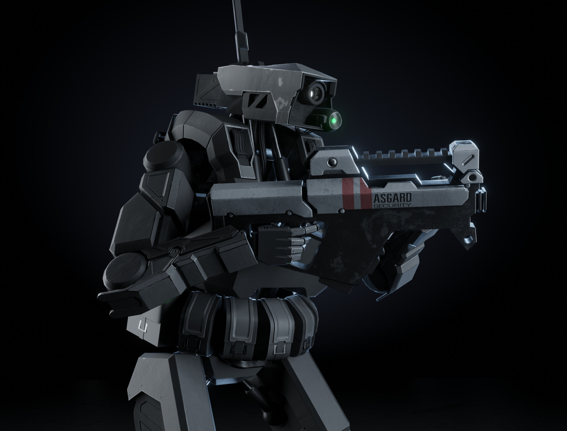 ArtStation - ASGARD-security Drone