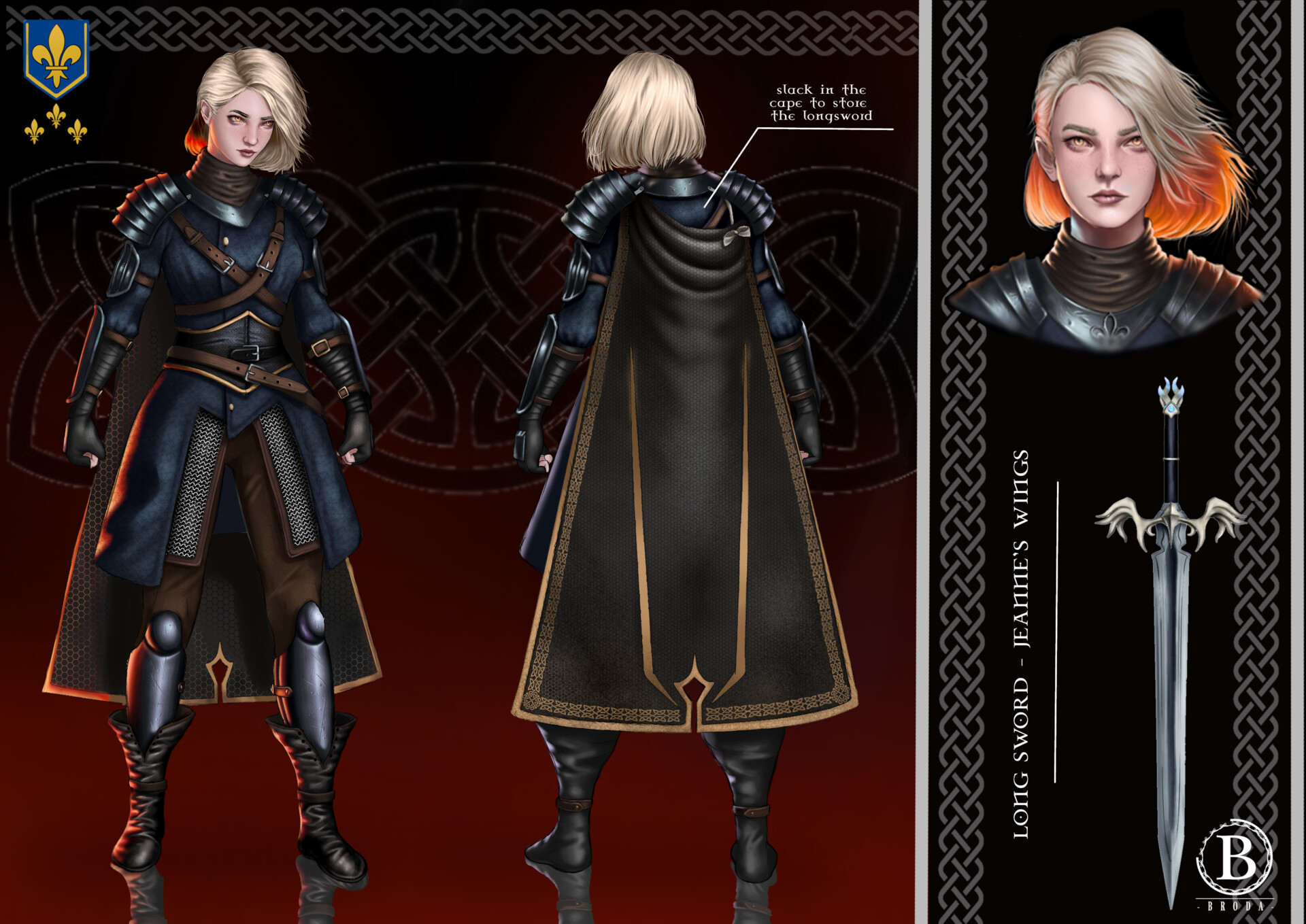 ArtStation - JEANNE Character desing