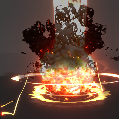 ArtStation - Real-time Toon Explosion FX