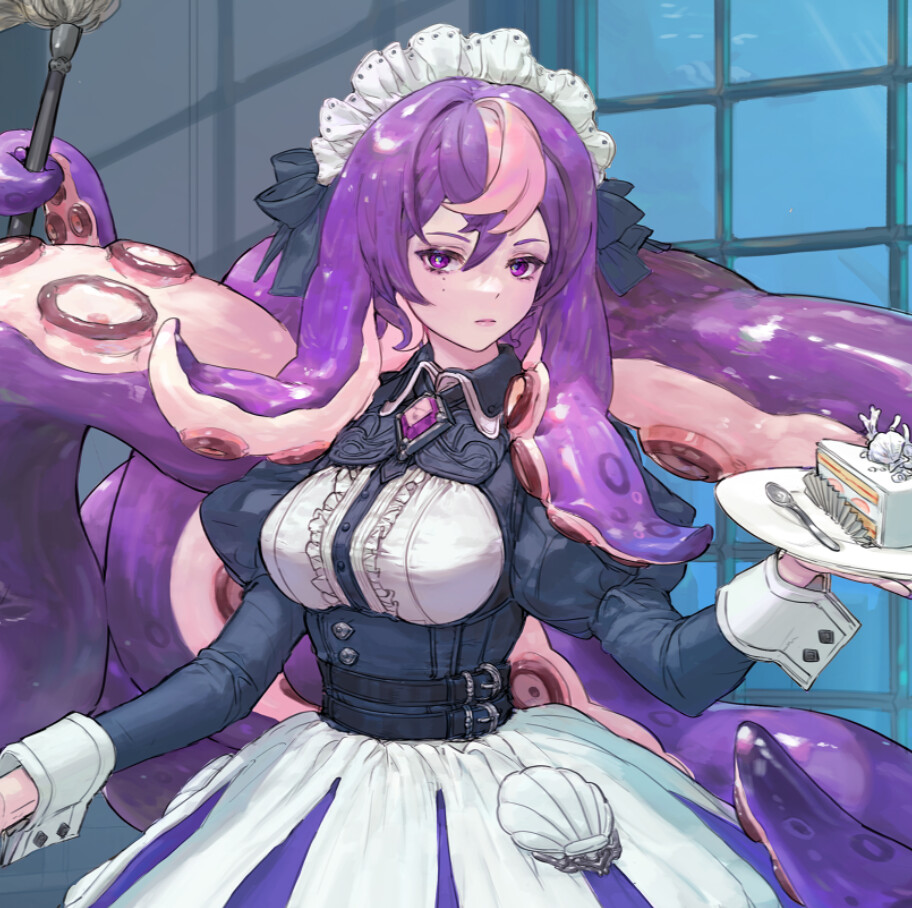 ArtStation - Octopus Maid