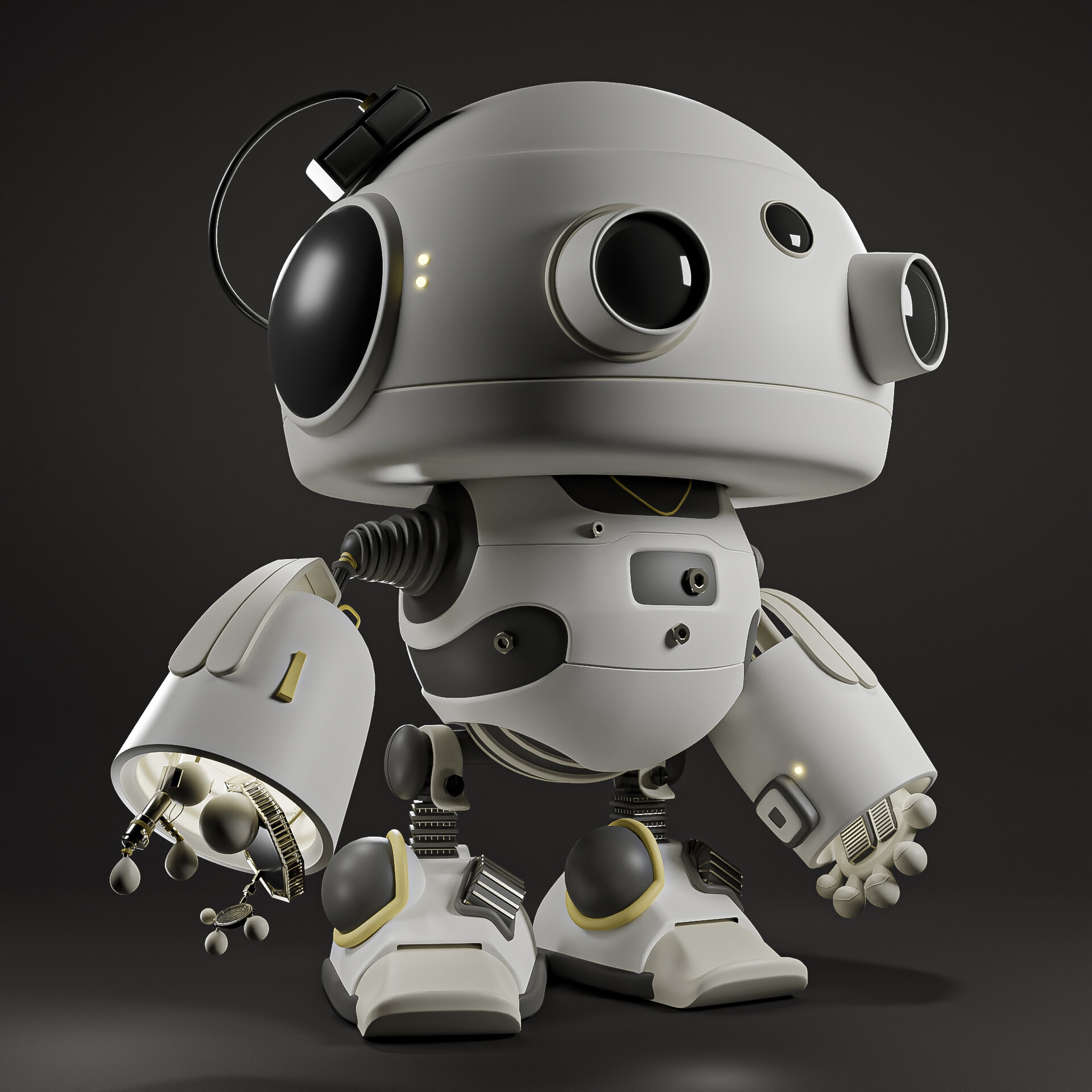 ArtStation - Cute robot Unitron