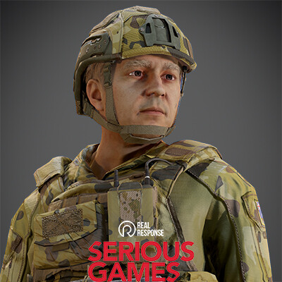 ArtStation - Male Australian Army Soldier