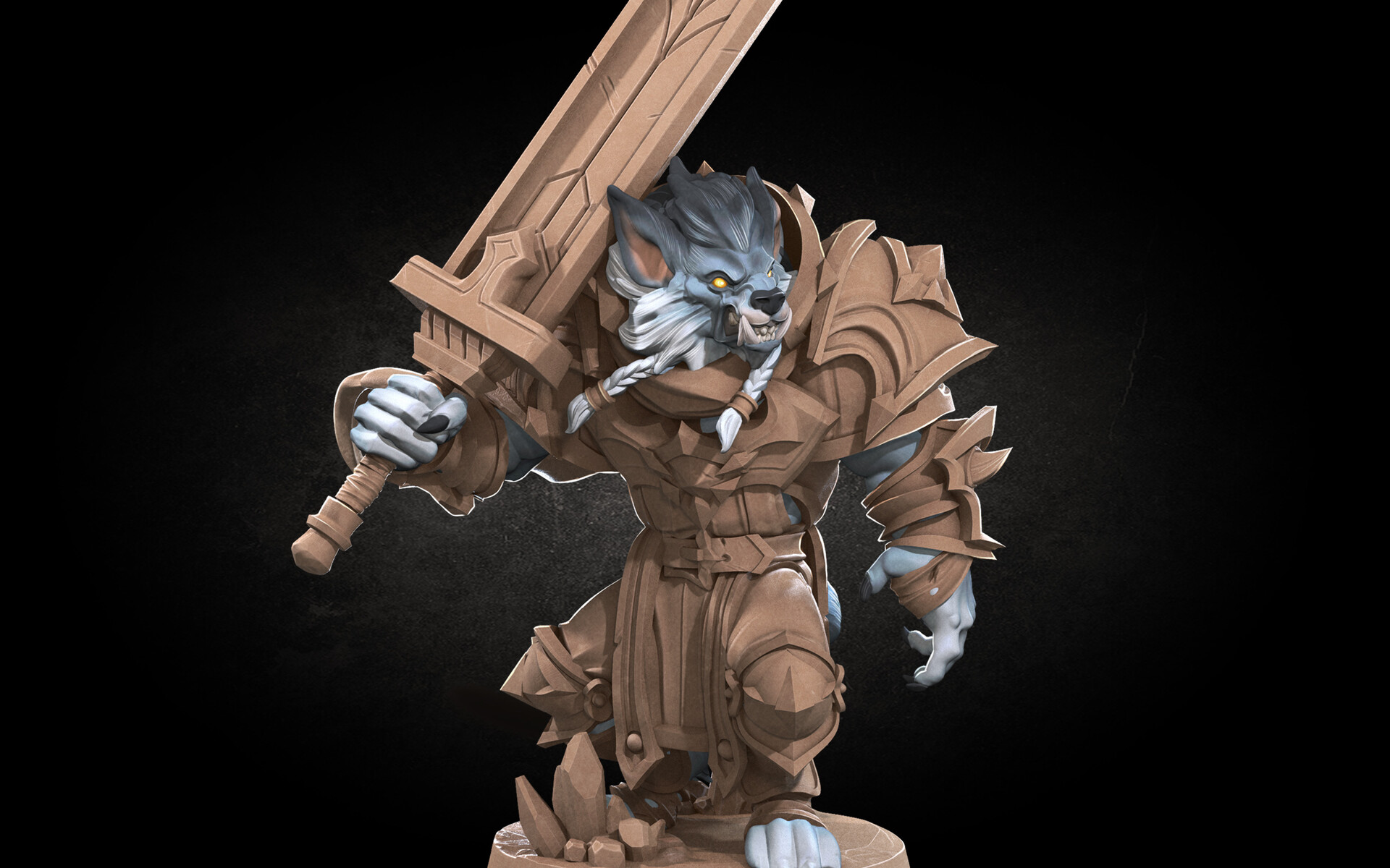 ArtStation - Paladin Worgen