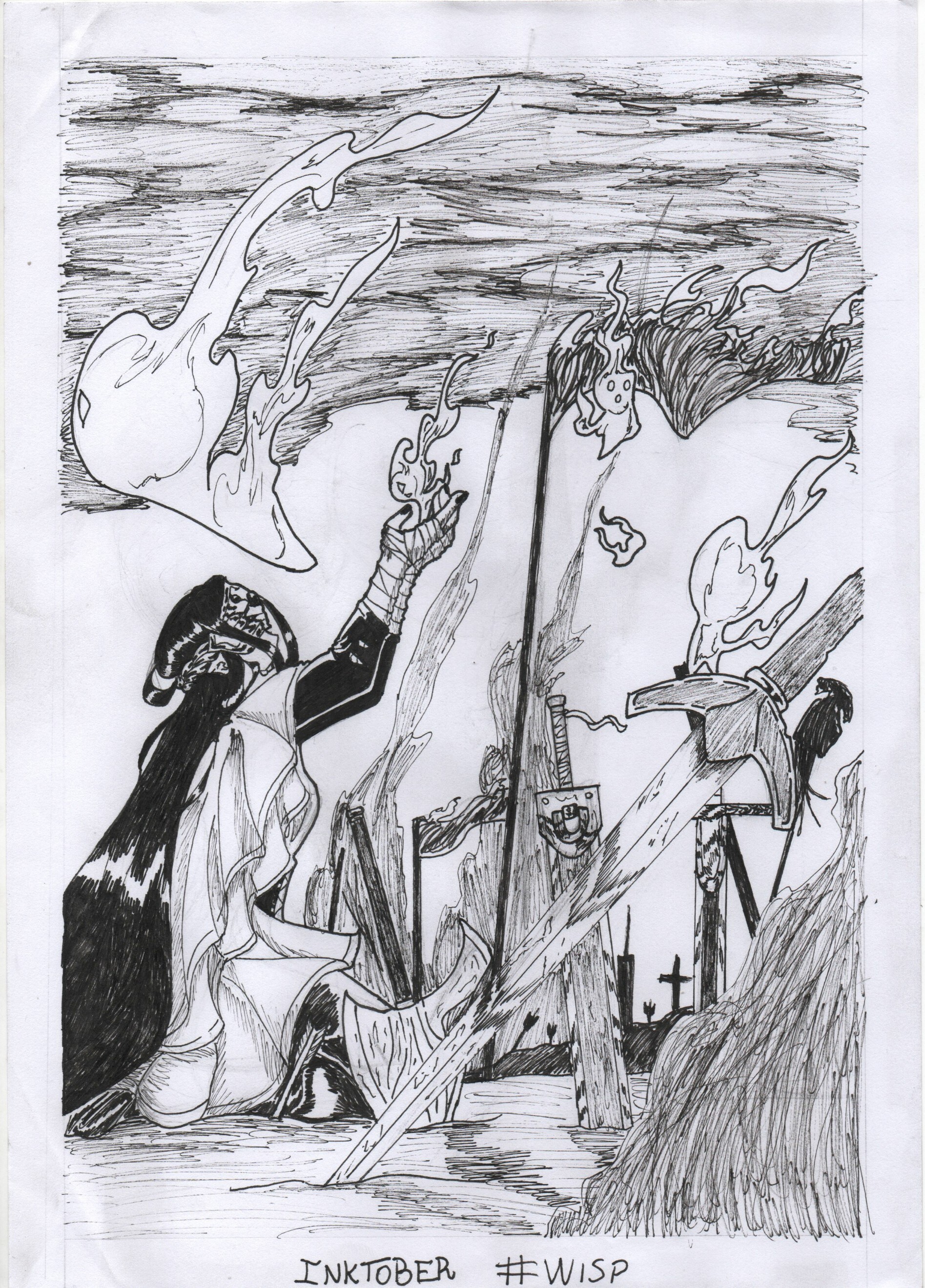 ArtStation - Inktober 2020: The Legend of the Crystal