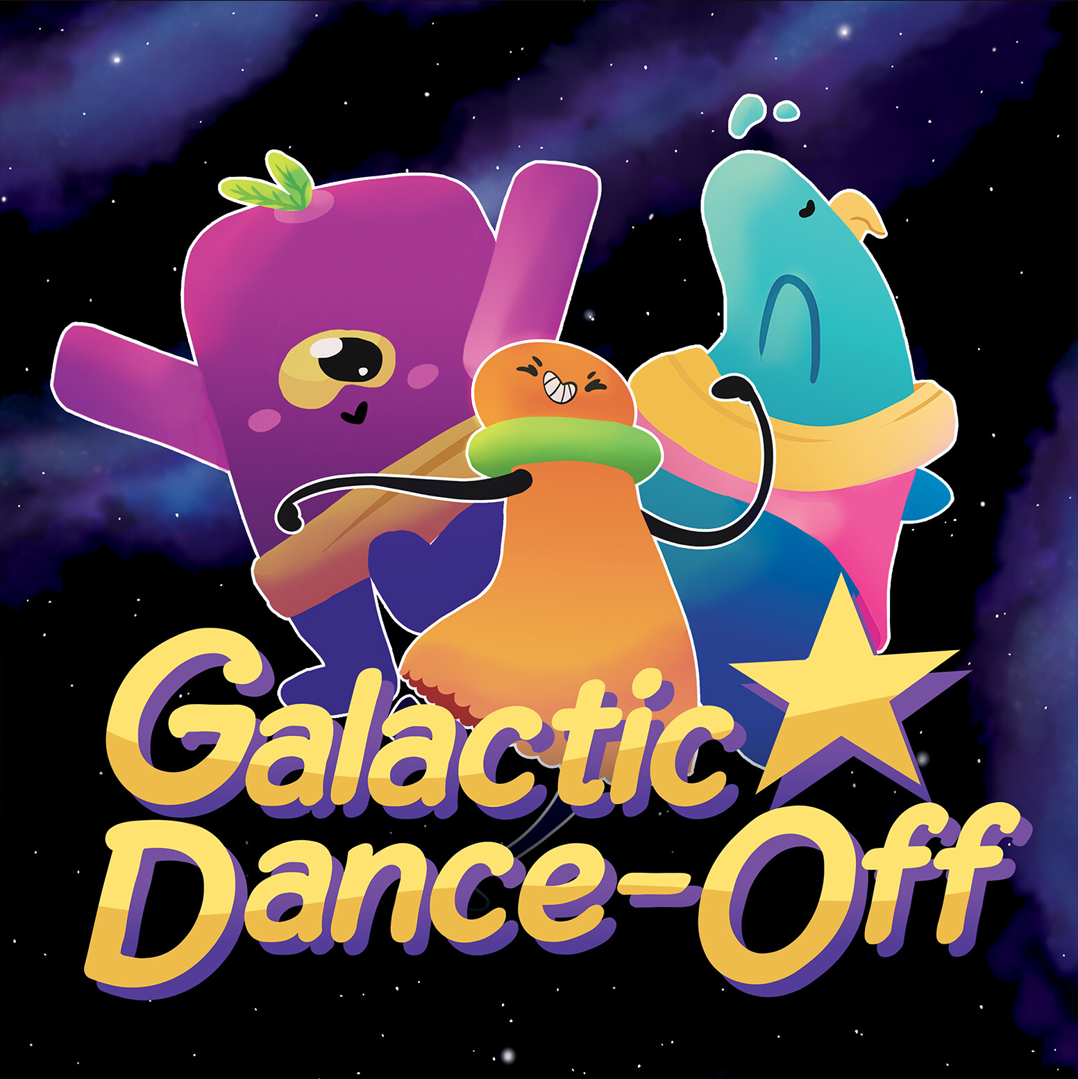 Kate Ekberg Portfolio - Concept Art of Galactic Dance-Off