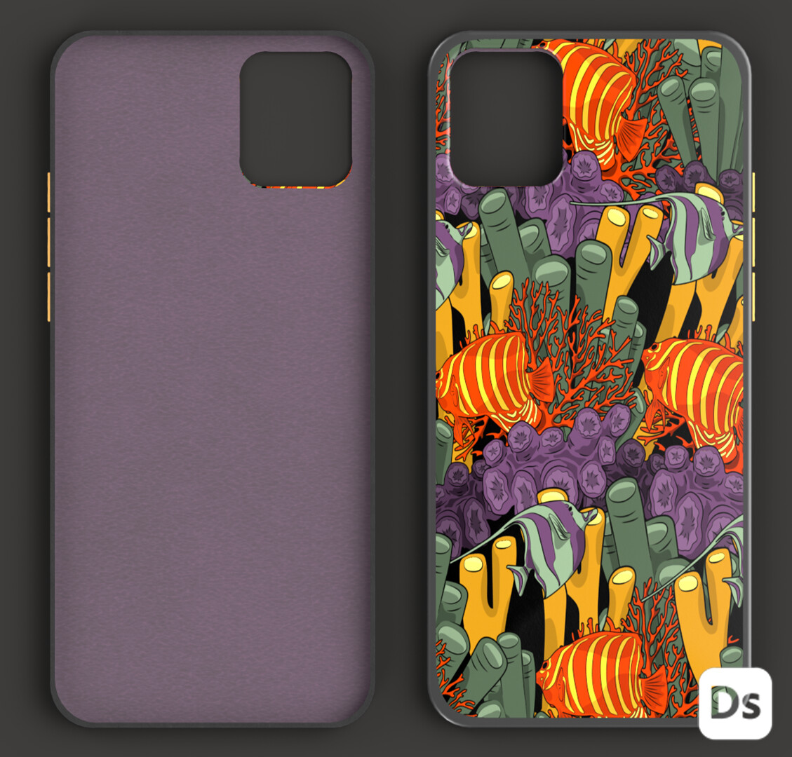 ArtStation - Stylized material for smartphone case