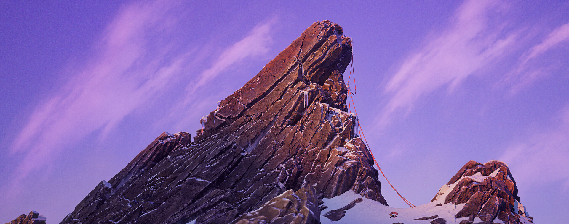 ArtStation - Snowy Rock Formation