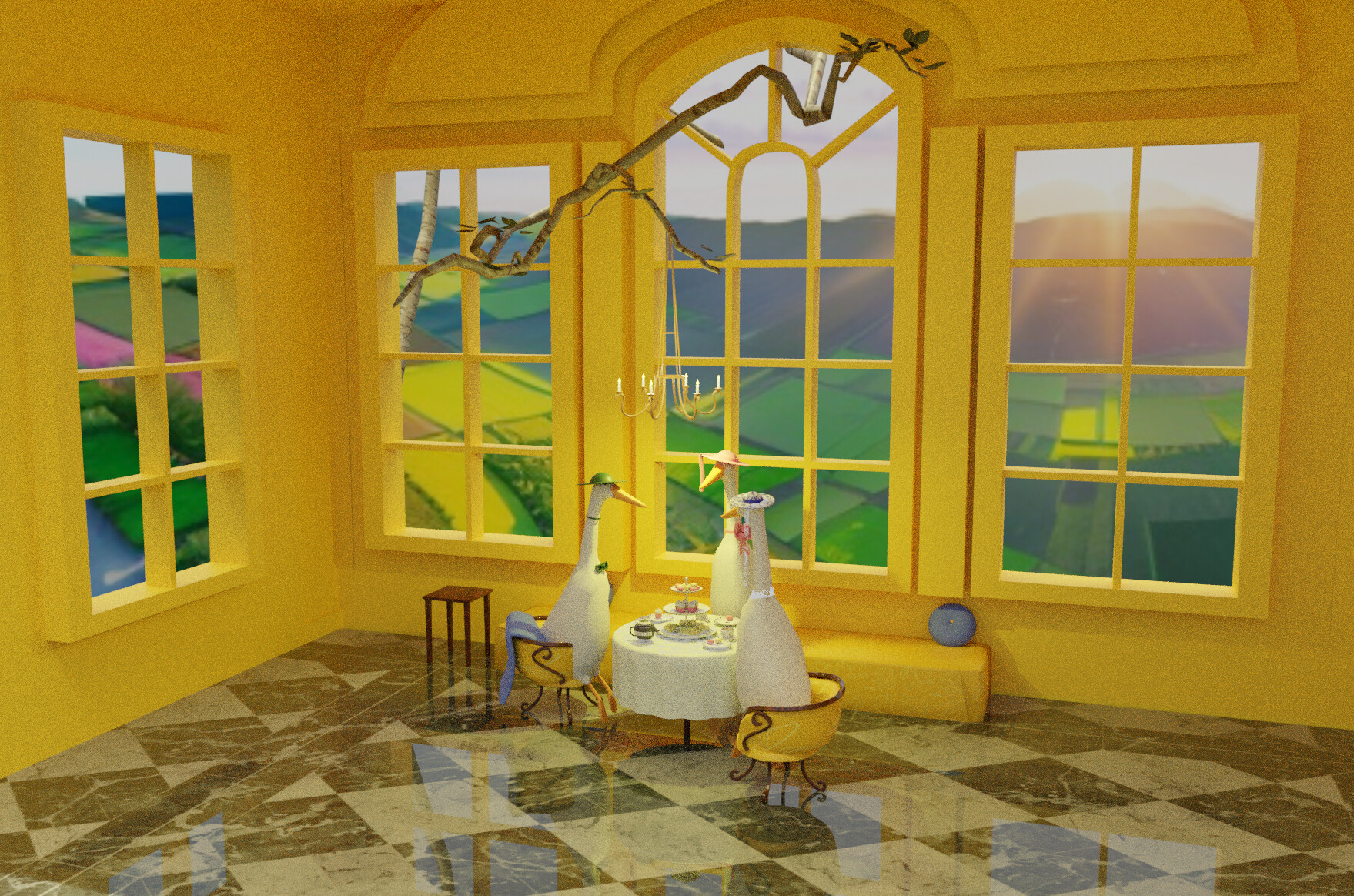 ArtStation - Dignified Ducks