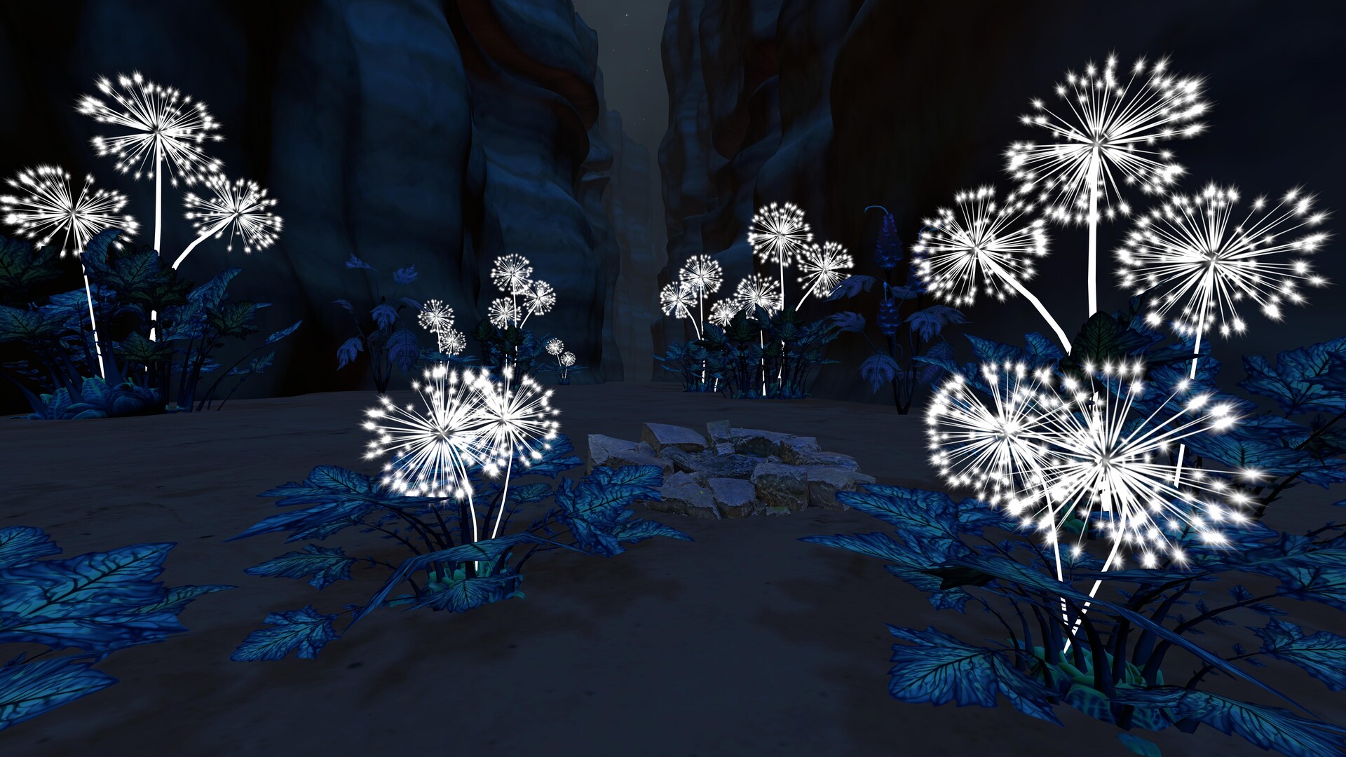 ArtStation - Glowing Dandelions | VR Scene