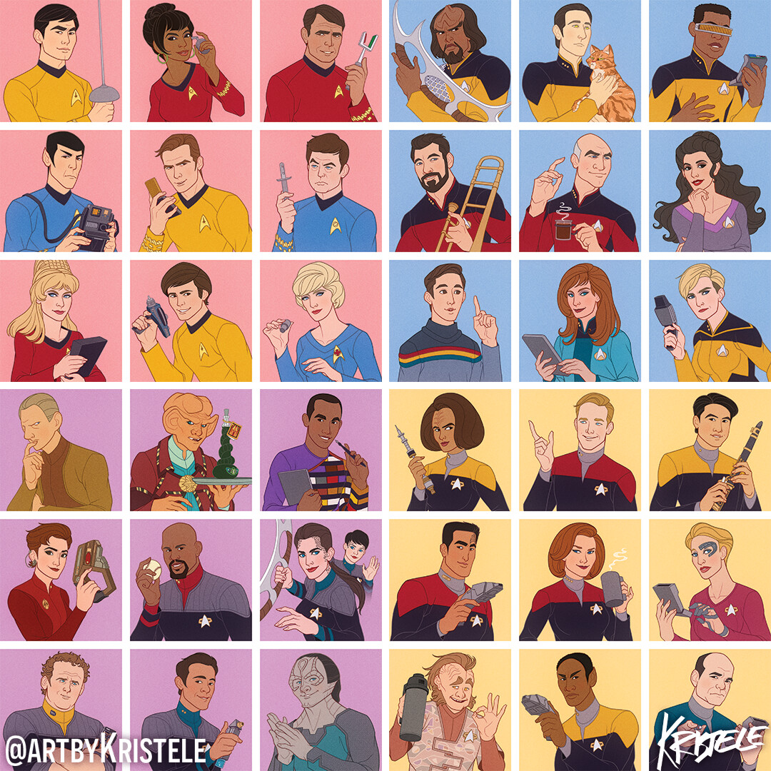 ArtStation - Star Trek Doodles