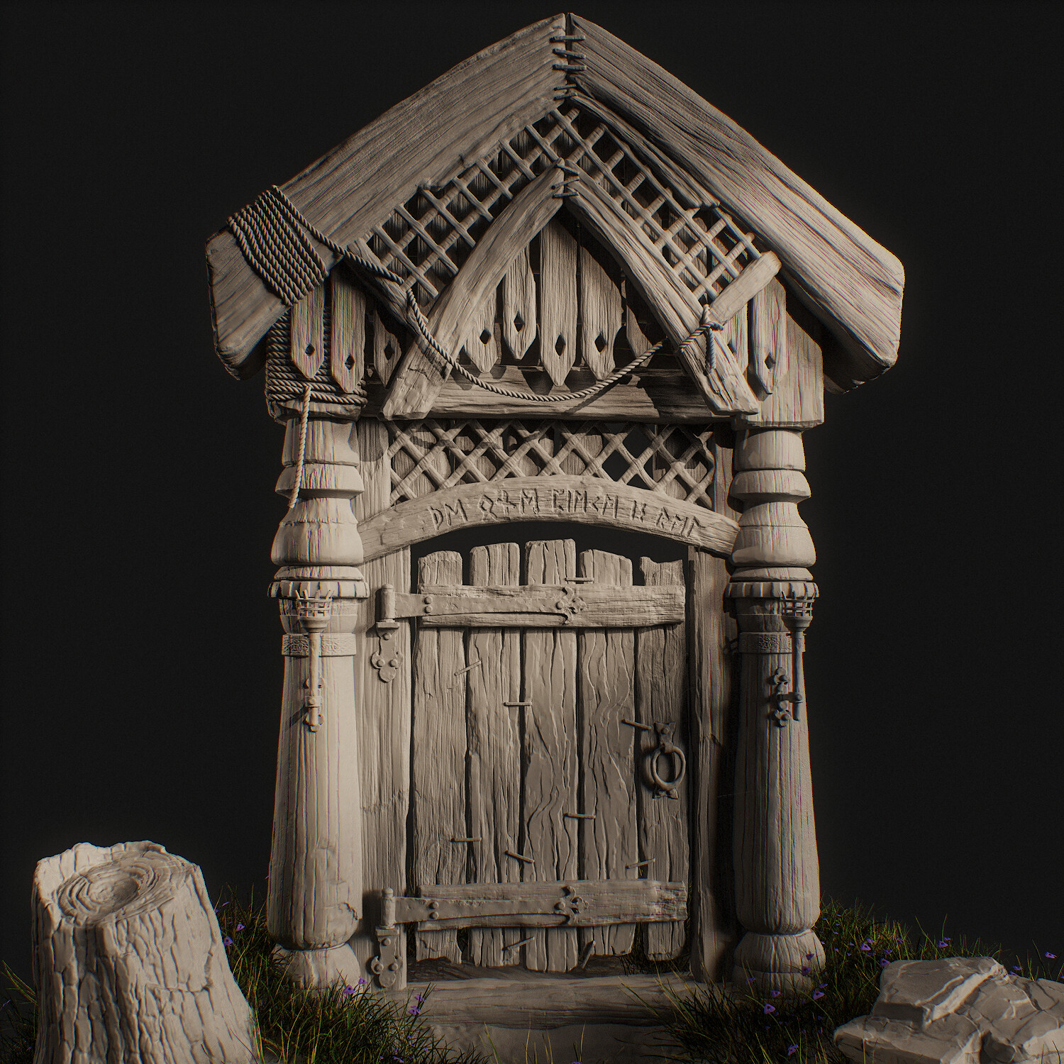 ArtStation - Viking Door