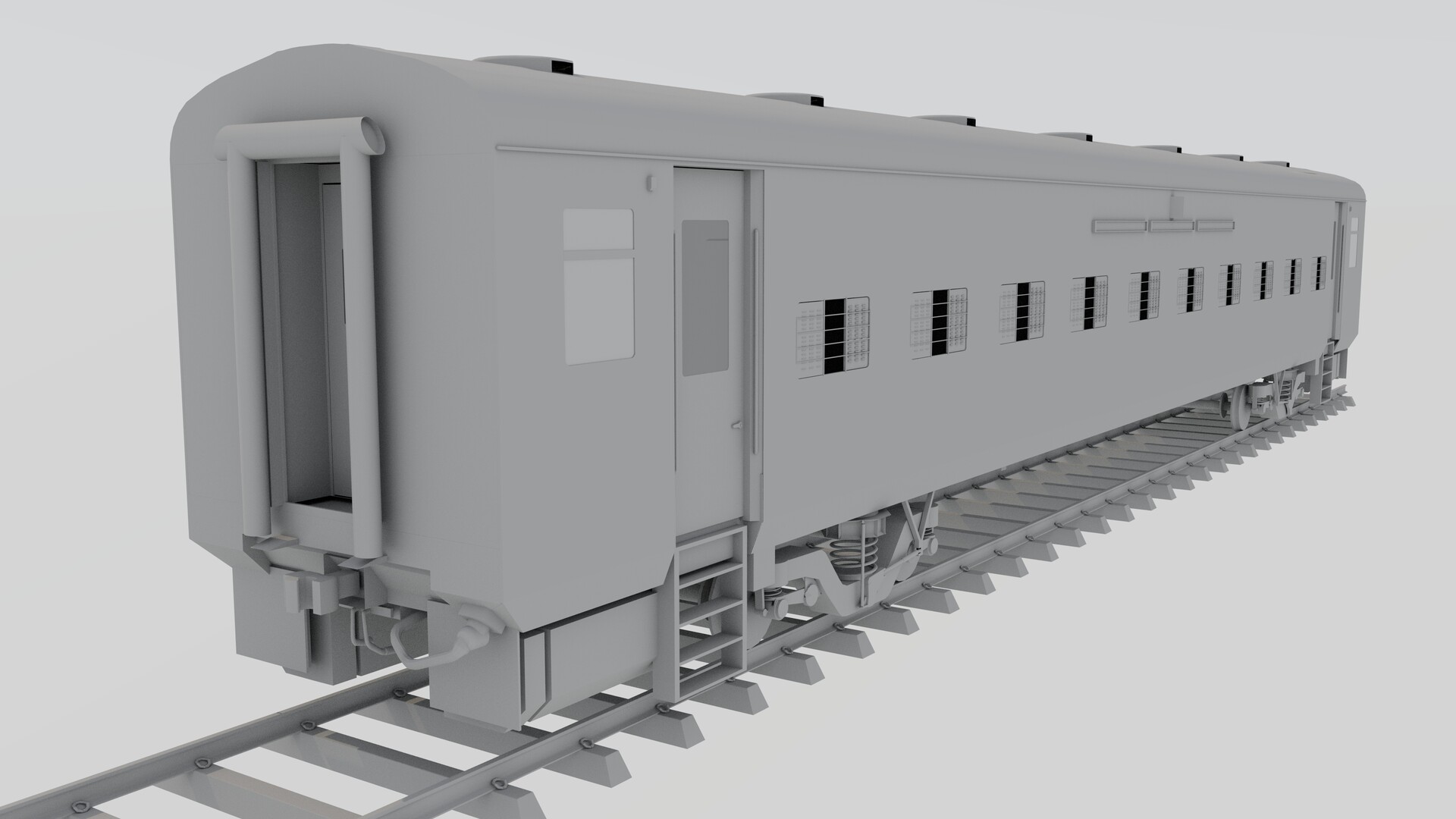 ArtStation - Indian LHB non-AC classic coach#2