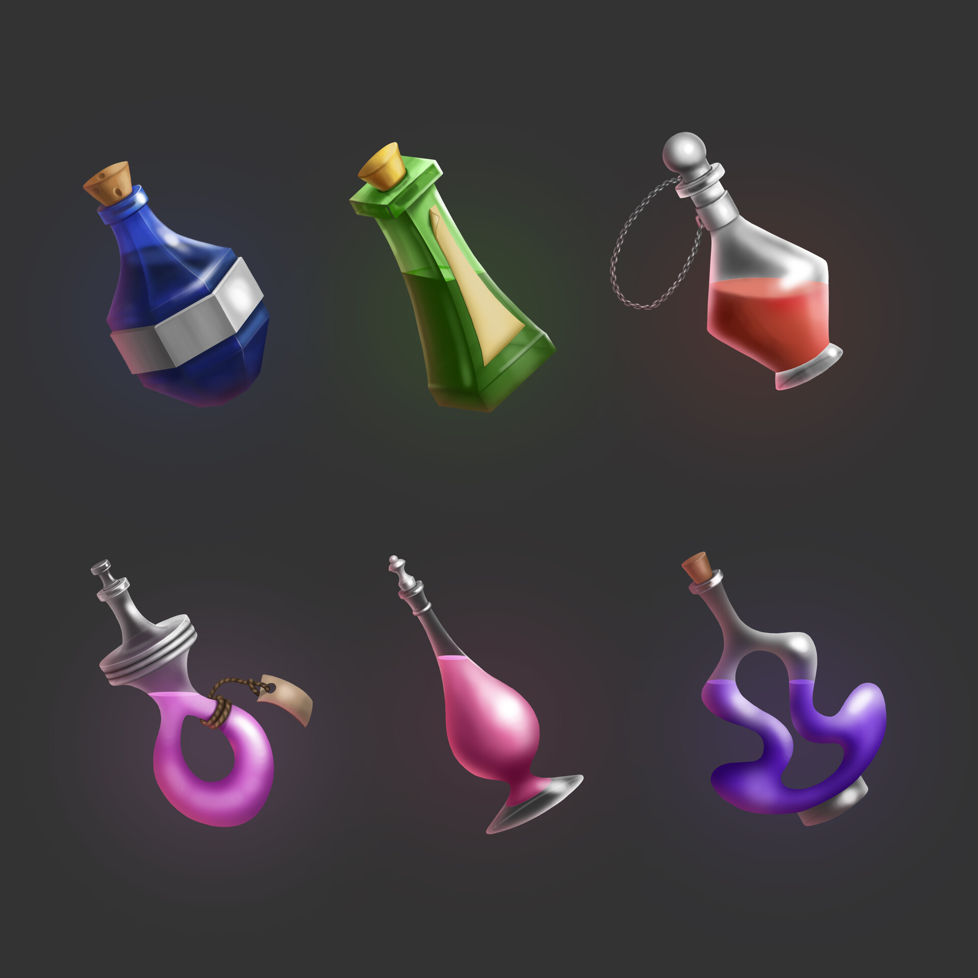 ArtStation - 2D props