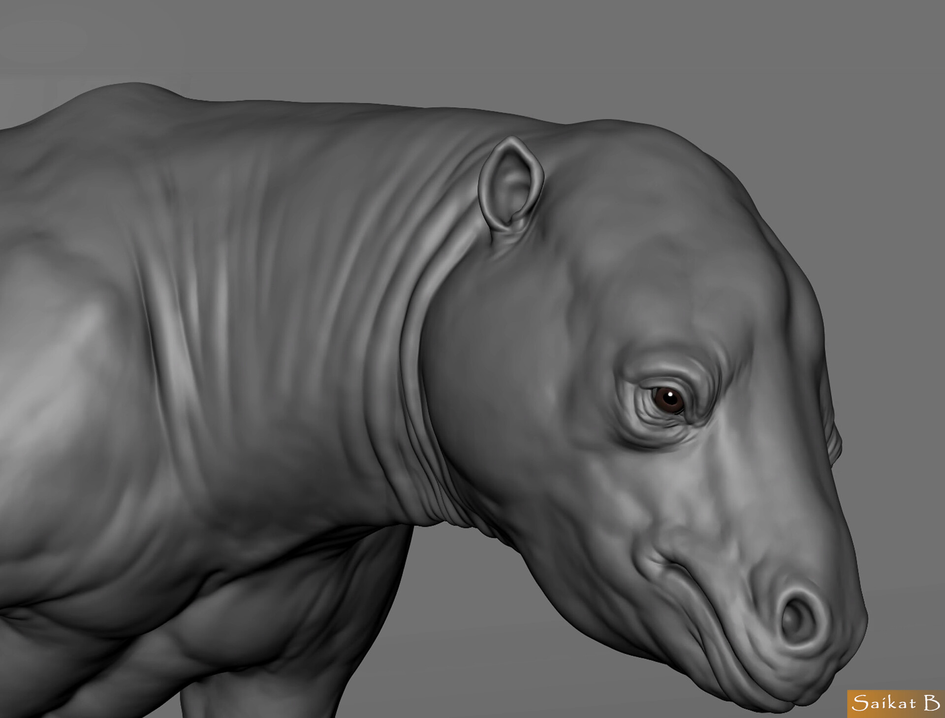 ArtStation - Prehistoric Giant Sloth Eremotherium