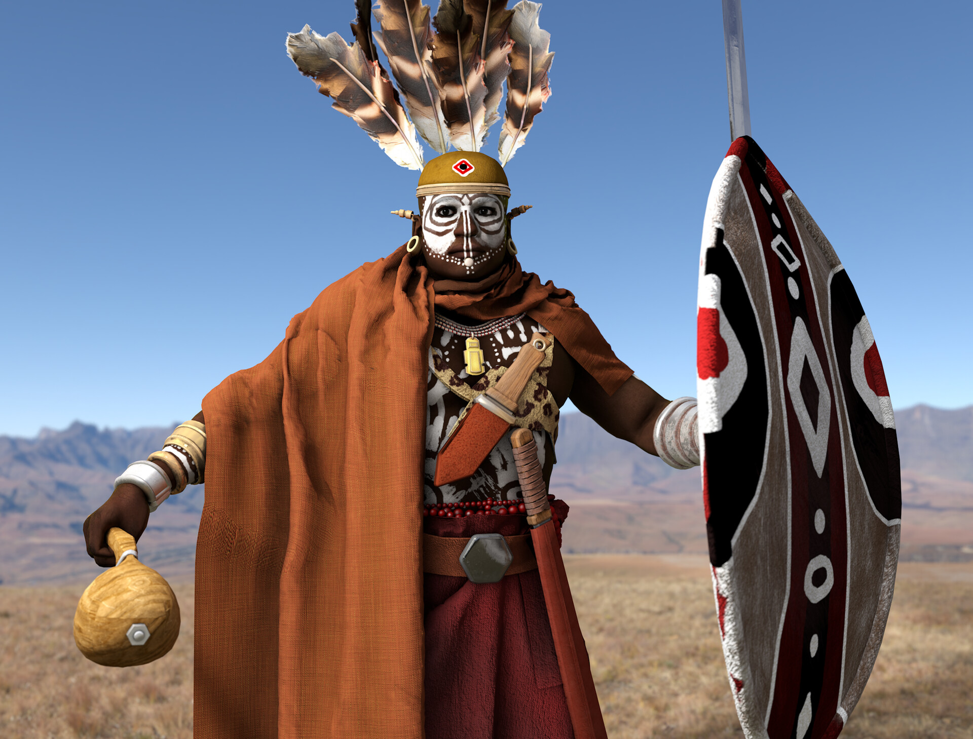 ArtStation - Kisii Warrior