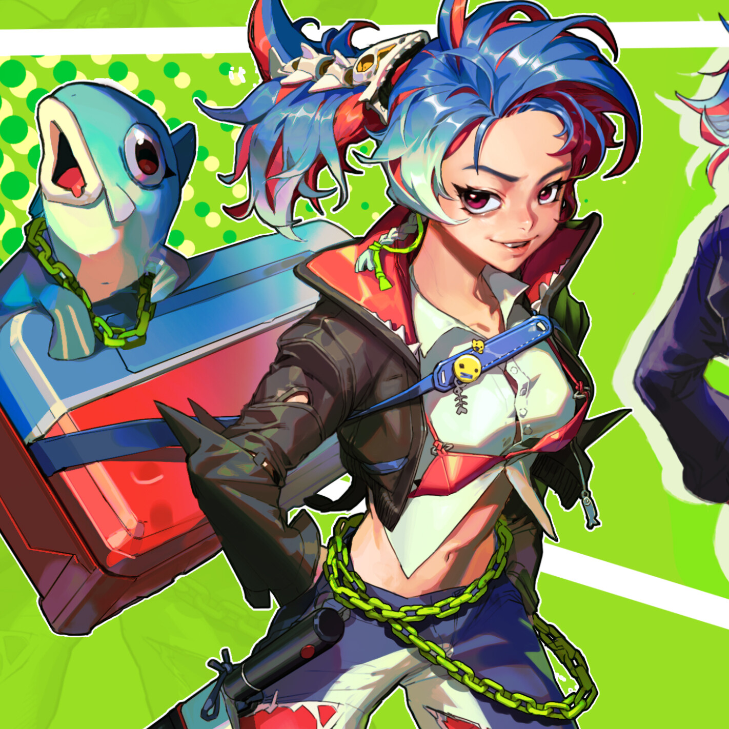 ArtStation - Slice of mackerel sashimi🐟