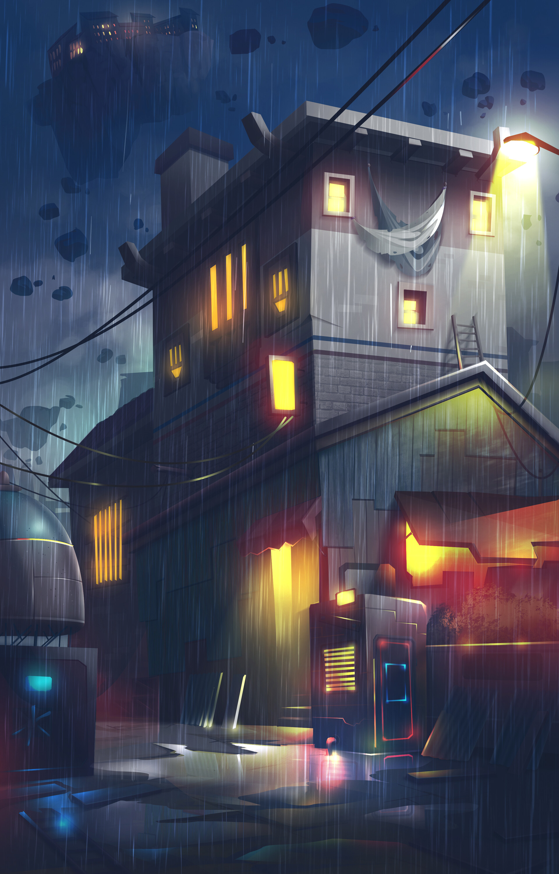 ArtStation - The street -level 2 - shooting game