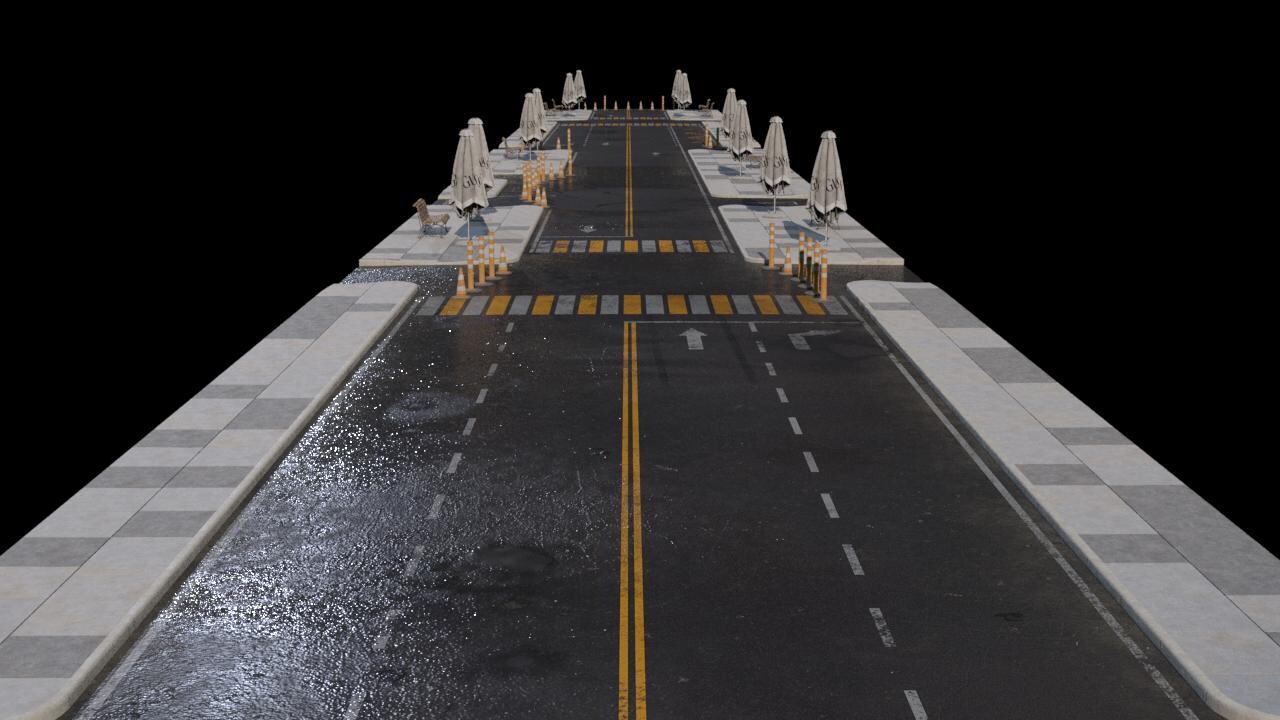 ArtStation - Road destruction