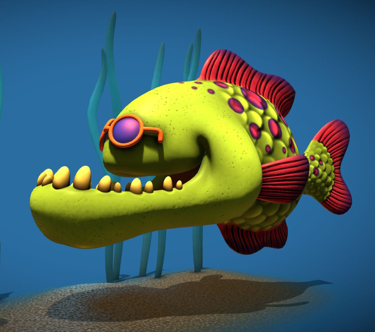ArtStation - Ugly Fish Dude!