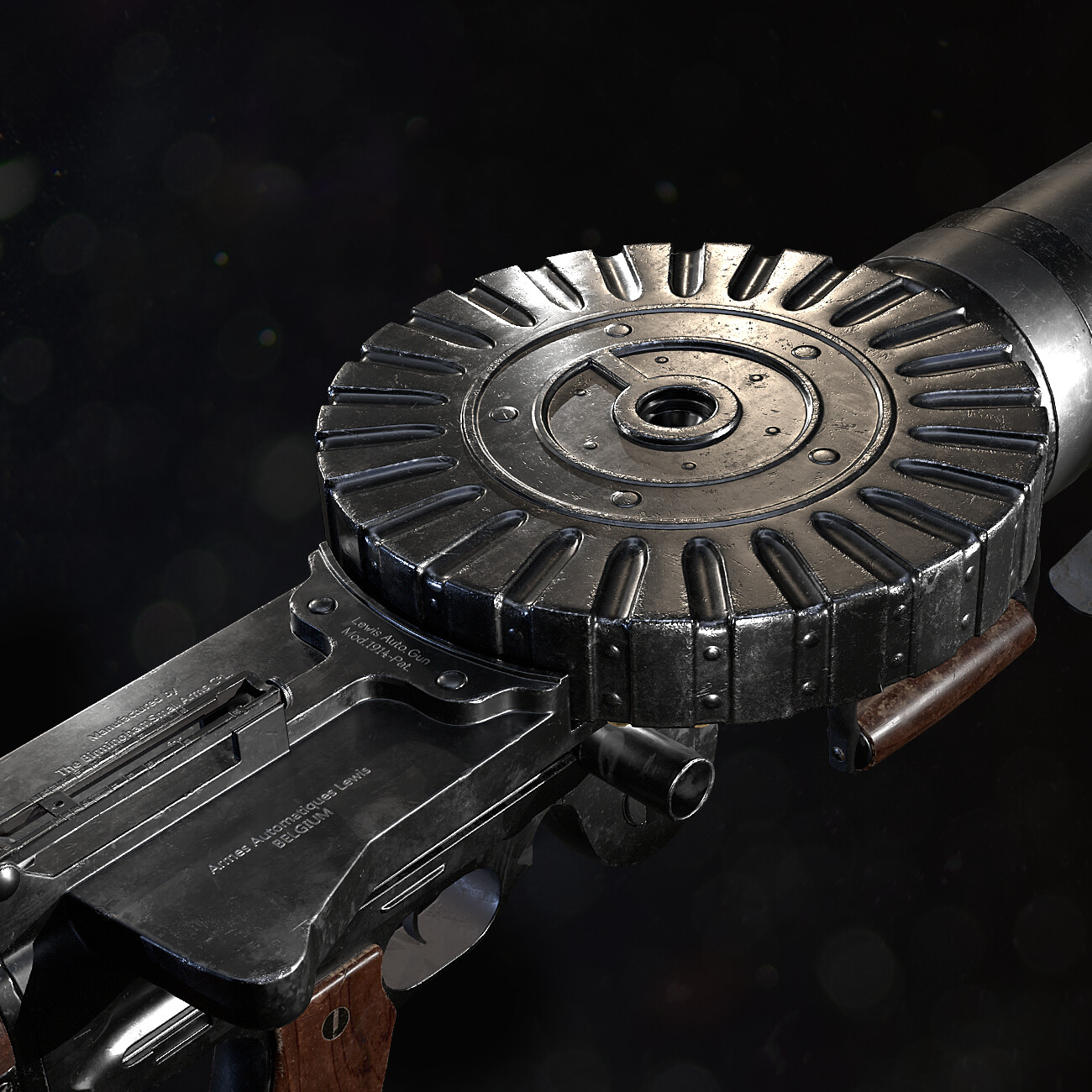 ArtStation - Lewis Gun