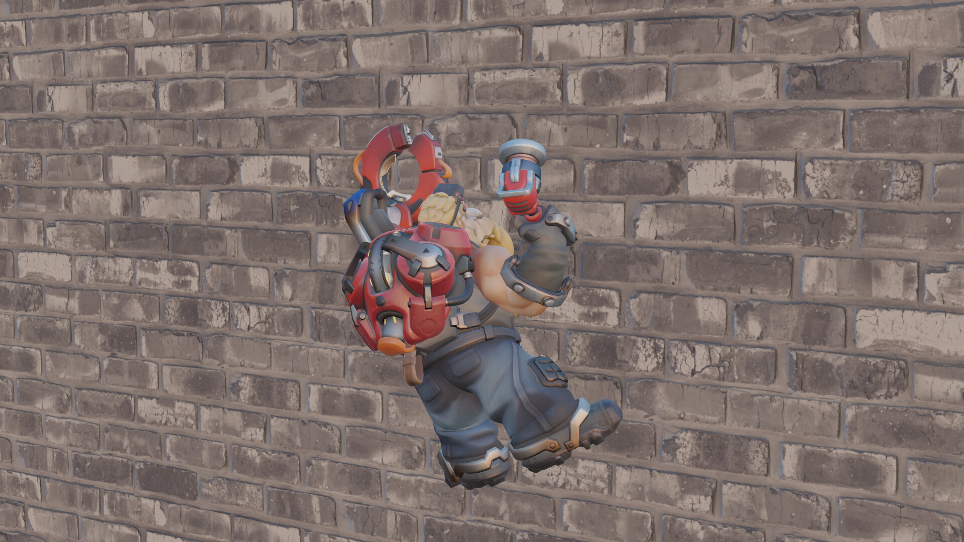 ArtStation - Torbjorn wall climb animation