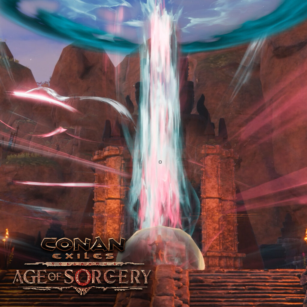 ArtStation - Conan Exiles - Age of Sorcery - Blowback VFX (Event)