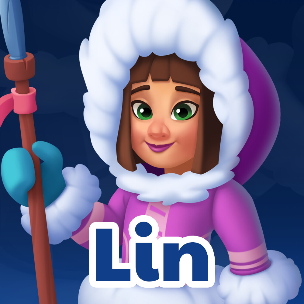 Kseniia Magpie - Ice lands - game illustrations